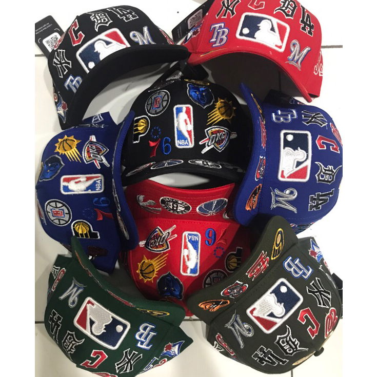 FULL TEAM LOGO EMBROIDERED BASEBALL HAT / TEAM FULL LOGO EMBROIDERED ...