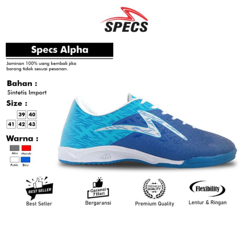 Alpha Garuda Attack Specs Accelerator Futsal Shoes | Shopee Philippines