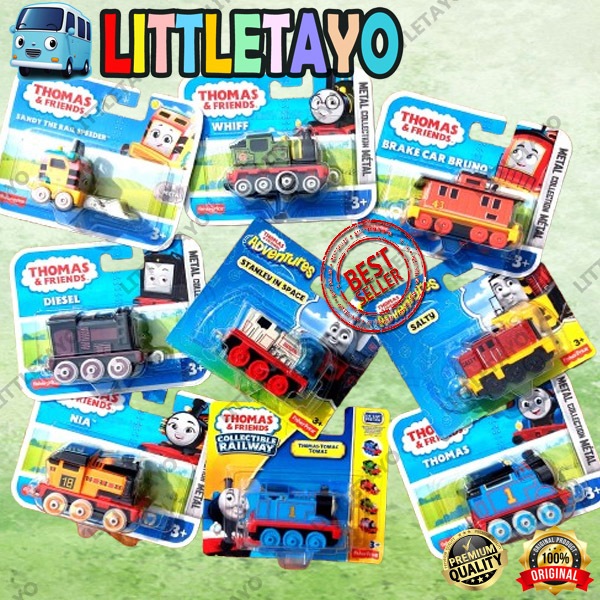 Thomas & FRIENDS METAL WHIFF NIA BRAKE CAR BRUNO DIESEL SALTY PUSH ...