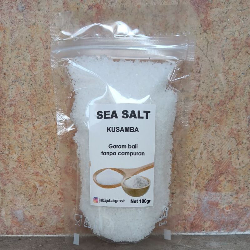 100g KUSAMBA seasalt/Bali Crystal flake salt | Shopee Philippines