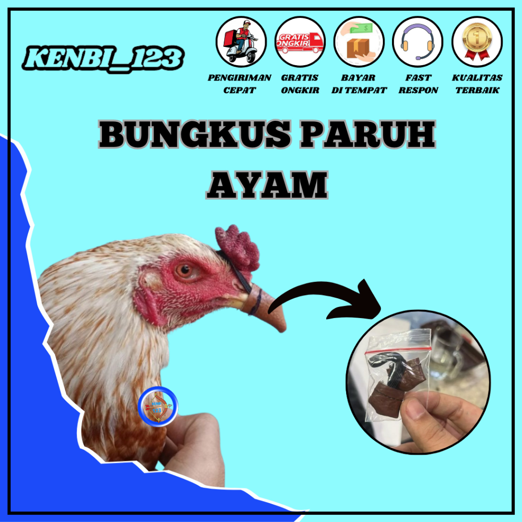 Chicken beak wrap protector patuk 2 pieces Chicken Necessities ...