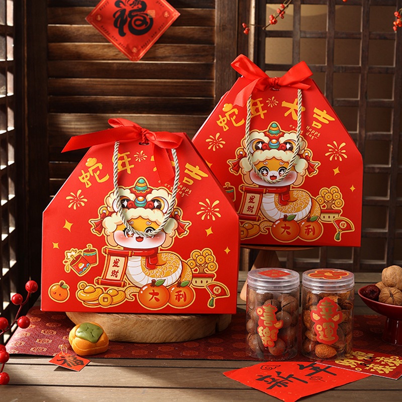 Chinese New Year Paperbag in the Shape of a Year of the Snake Ribbon ...