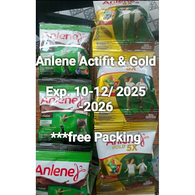 Anlene Actifit Anlene Gold/ Renceng contains 10 sachets/EXP.2025- 2026 ...