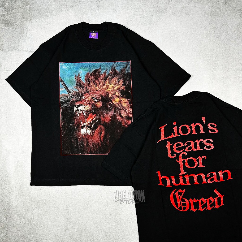Ts GREEDY DUST - LION TEARS | Official MERCHANDISE | Shopee Philippines