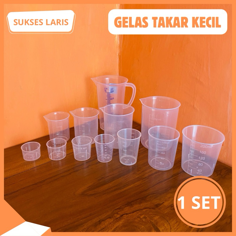 Small MEASURING GLASSES 1 SET | Small MEASURING GLASSES 1 SET | Plastic ...