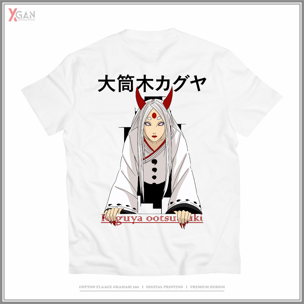 KATUN Xgan Series Baju Kaguya Otsutsuki Naruto NU01X Premium 24s Cotton ...
