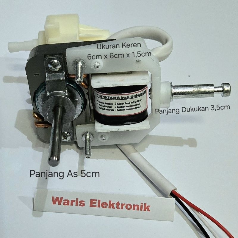 MESIN Desk FAN Dynamo Motor Spool 8 inch Universal Sitting FAN Machine ...