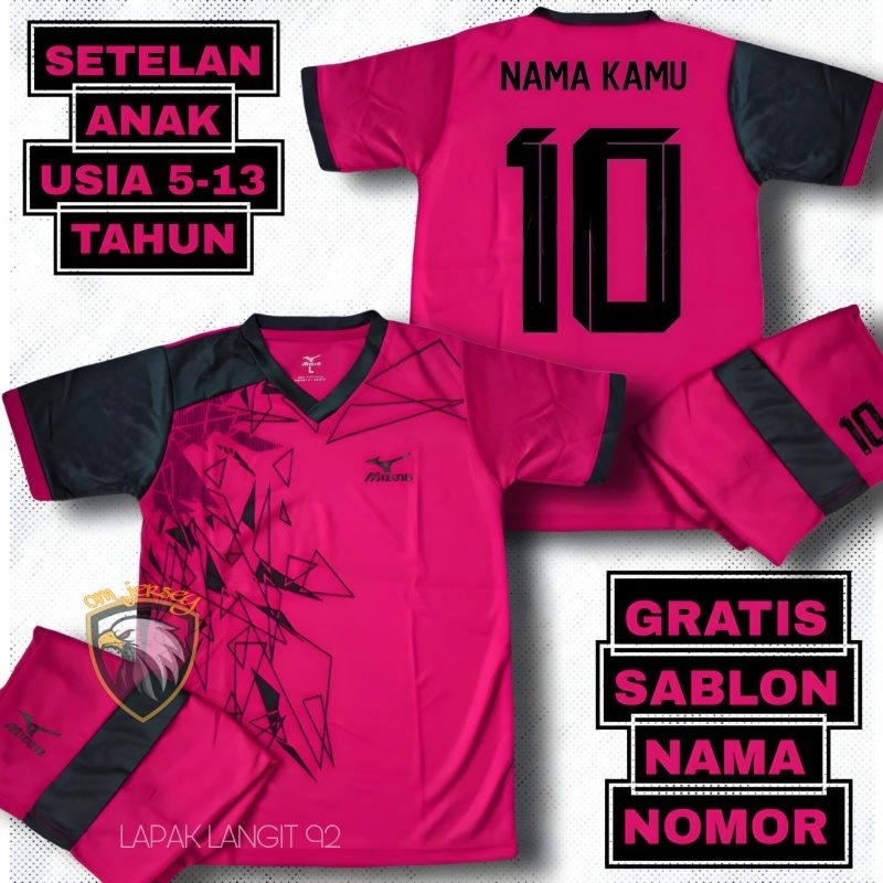 Free Screen Printing Name Number Football Jersey Suit for Children Aged ...