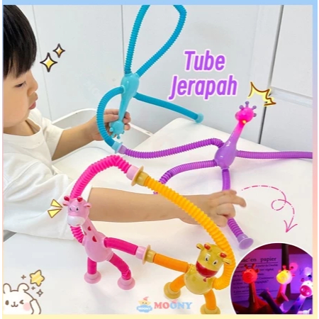 Children's Toys Telescopic Tube Pop Tube Fidget Toys Giraffe Tube Toys ...