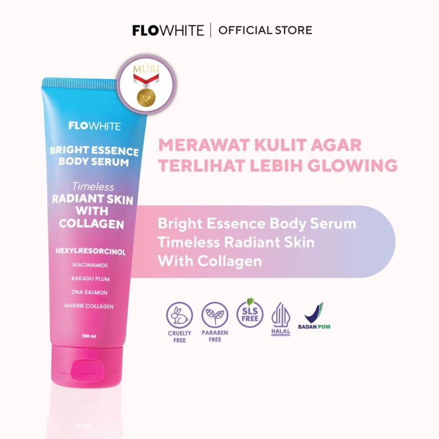 【ORIGINAL Bpom】flowhite Beauty - Bright Essence Body Serum Timeless ...