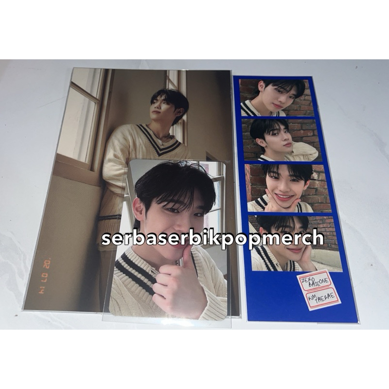 Photocards, Postcards, Photostrips Kim Taerae Zerobaseone Fankit ...