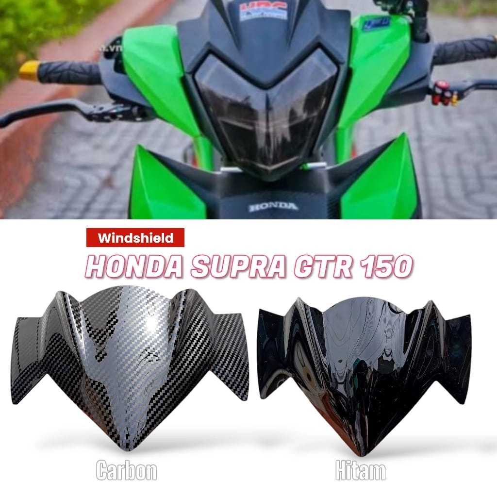 VISOR HONDA SUPRA GTR 150 MATERIAL FULL ACRYLIC VISOR VARIATION SUPRA ...