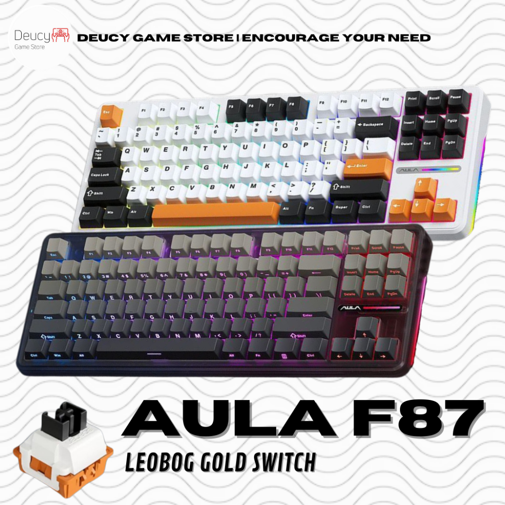 Hall F87 Gasket Mount Wireless Triple Connection Mechanical Keyboard ...