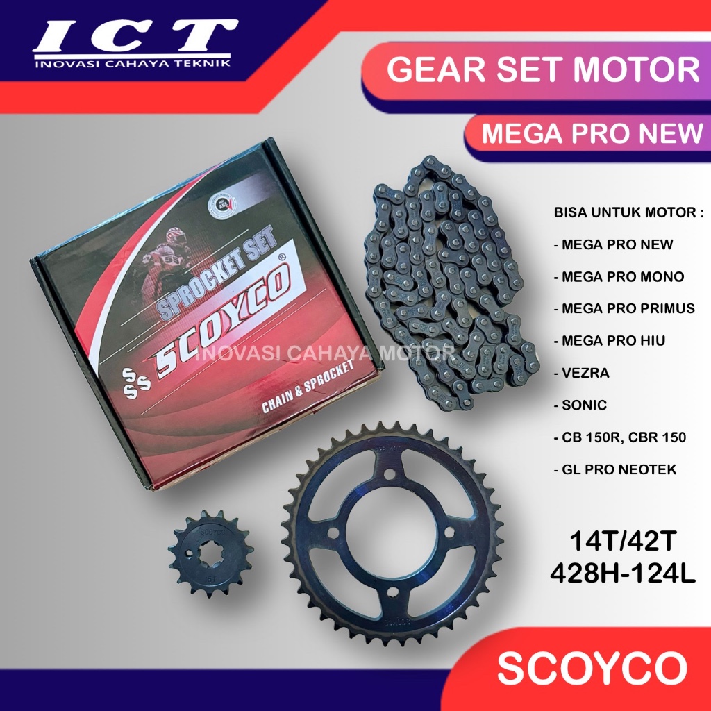 Gear Set Package Mega Pro New, Mega Pro Mono, Mega Pro Primus, Vezra ...