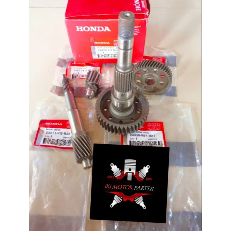 Gear Ratio Set K97 K1Z Axle Gear Set Honda PCX 160 Vario 160 | Shopee ...