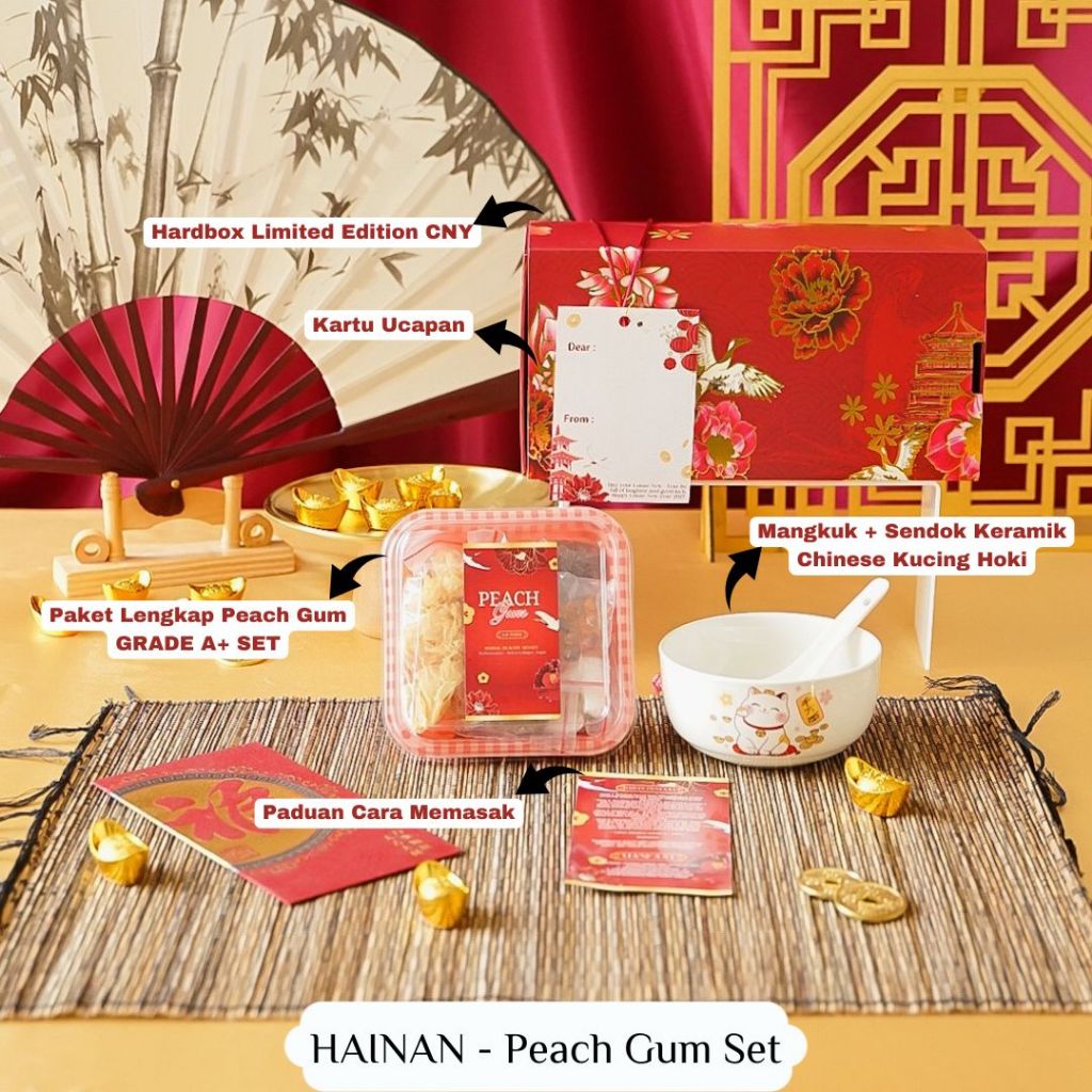 Hainan - Chinese New Year Sincia Peach Gum Snow Birdnest Collagen ...