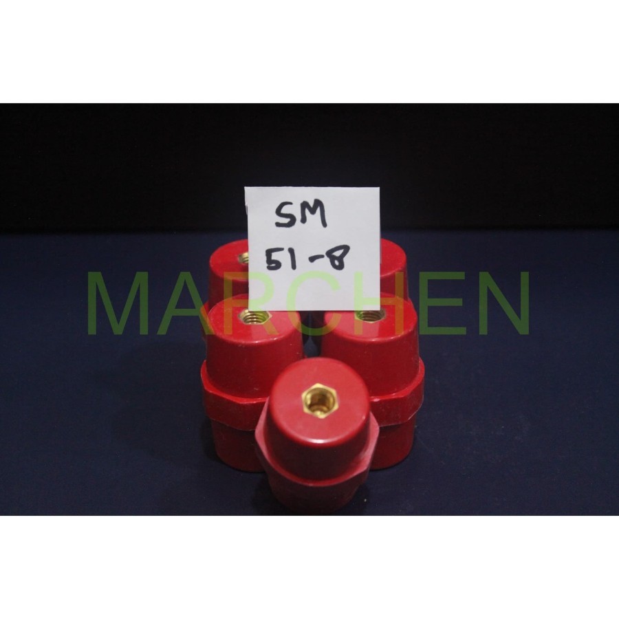 MERAH Isolator BUSBAR BUS BAR INSULATOR SM 51 - 8 RED | Shopee Philippines