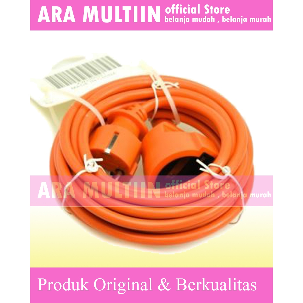 Krisbow Extension Cable Long Power Plug Extension Cable | Shopee ...