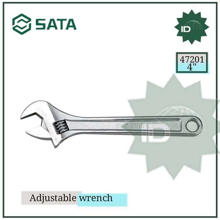 4 Inch Wrench 47201 Adjustable Wrench SATA | Shopee Philippines