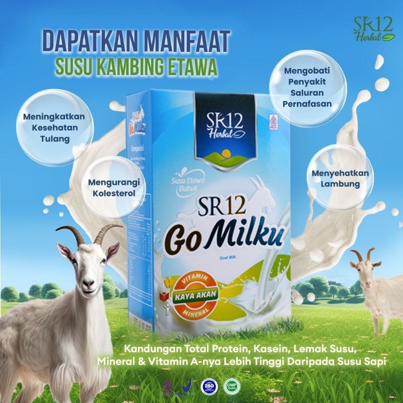 Etawa GO MILKU SR12 HALAL MILK OVERCOMES GASTRIC, DIABETES AND ...