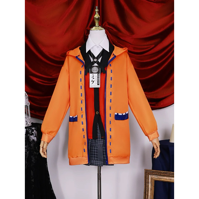 【Rollenz】Ready Kakegurui Runa Yomozuki Cosplay Costume Anime Coat Runa ...