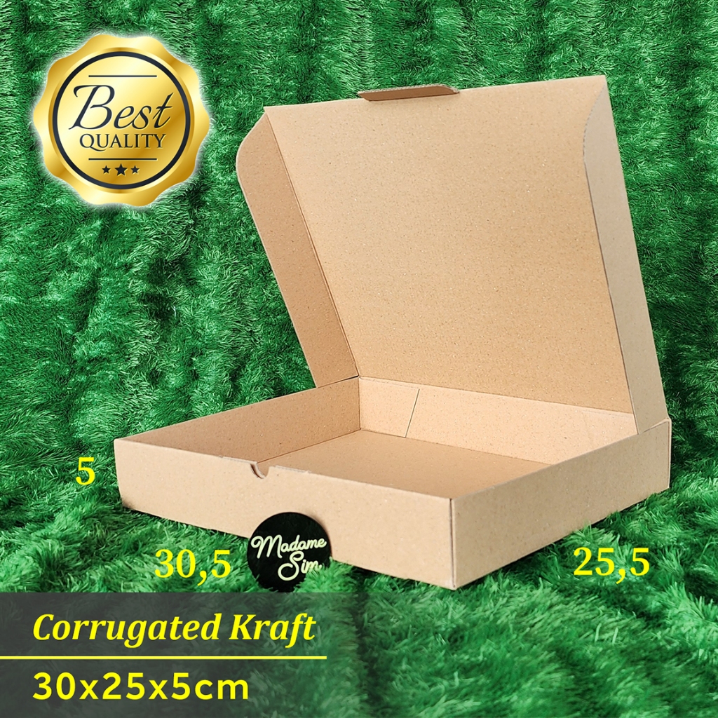 Box PACKING - BOX - CARDBOARD - DUS 30x25x5 (CONTENTS: 10 PCS) | Shopee ...
