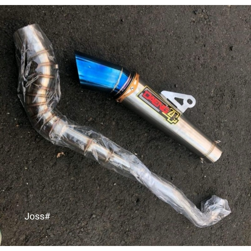 Daeng sai4 Pipe canister conical open specs exhaust Pipe for Wave 125 ...