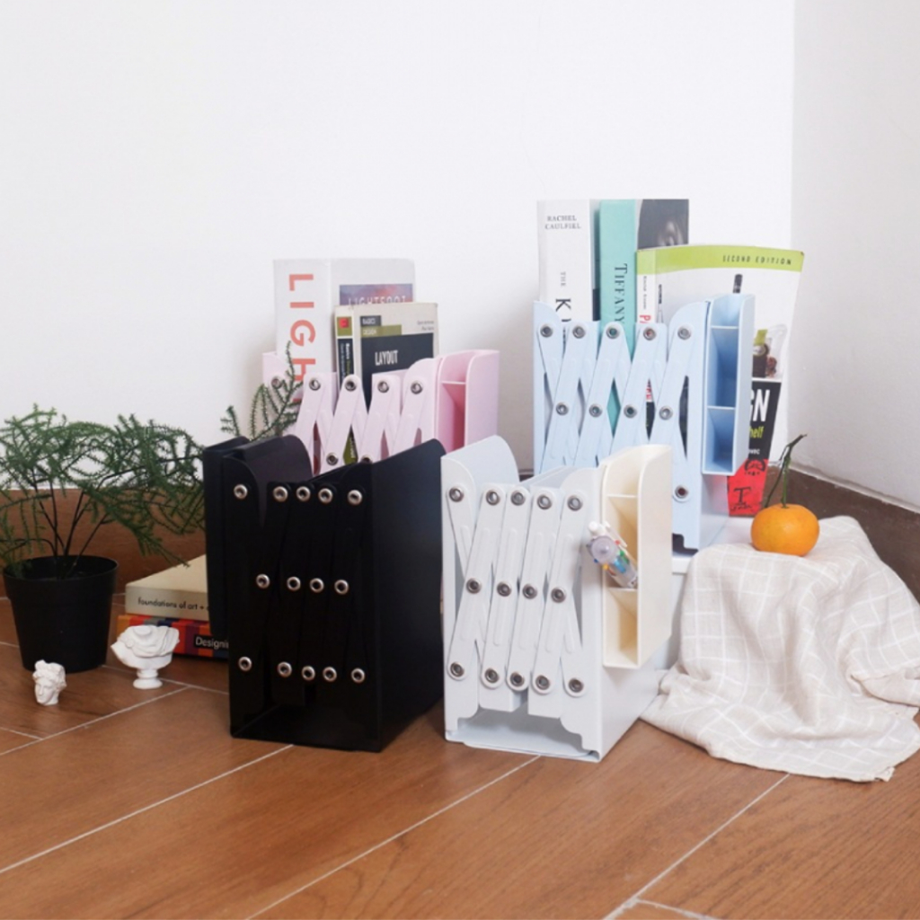 Retractable Standbook Adjustable Bookends Aesthetic Book Stand ...