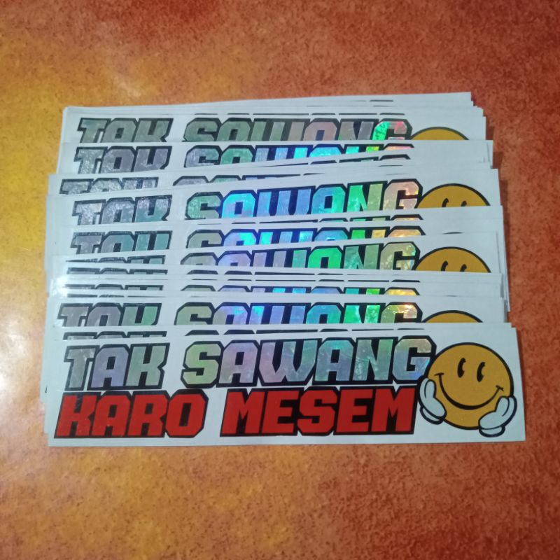 Karo Mesem No Sawang Cutting Sticker | Shopee Philippines