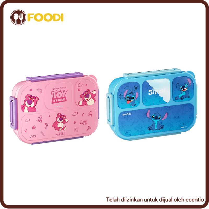 【Original】ecentio Disney Lotso/Stitch lunch box children's spill-proof ...