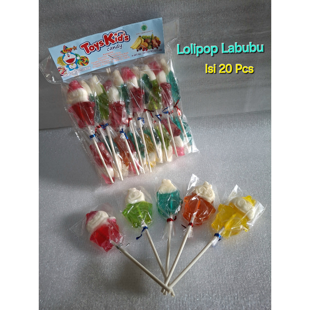 Labubu Lollipop Candy contains 20 Pcs | Shopee Philippines