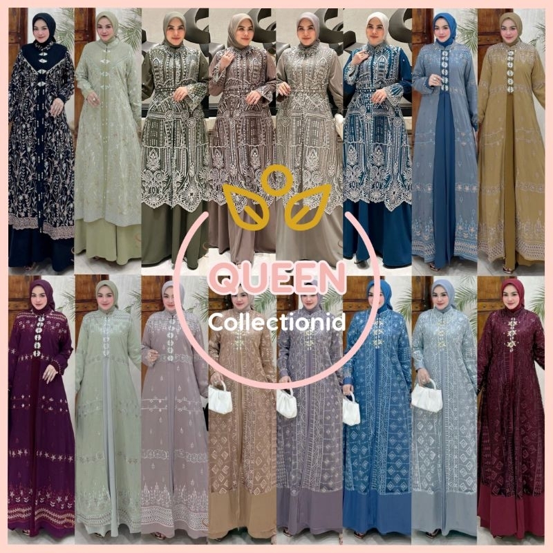 Ayuma FAUZIA WIALDA DELIA DRESS 2IN1 by Shinbie ready | Shopee Philippines