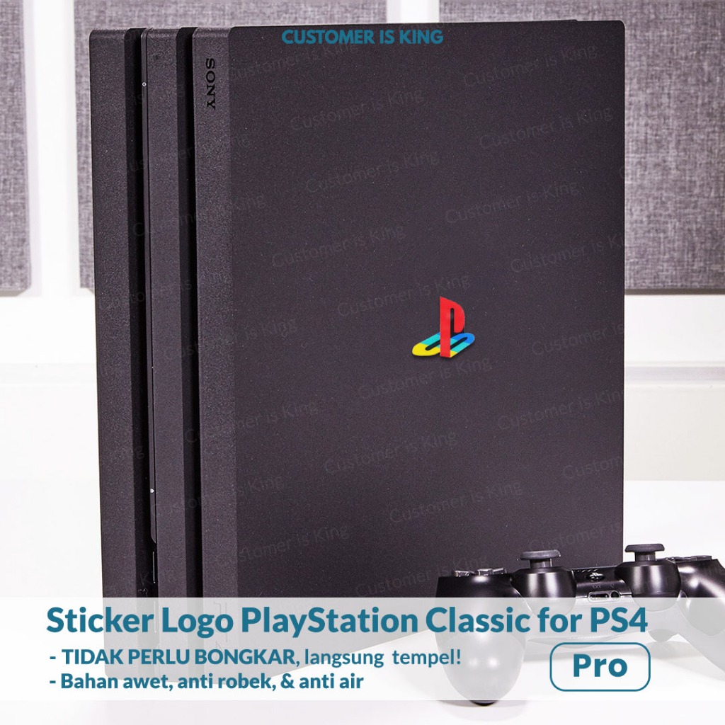 PS Classic Console PLAYSTATION Logo Sticker PS4 FAT Accessories | SLIM ...