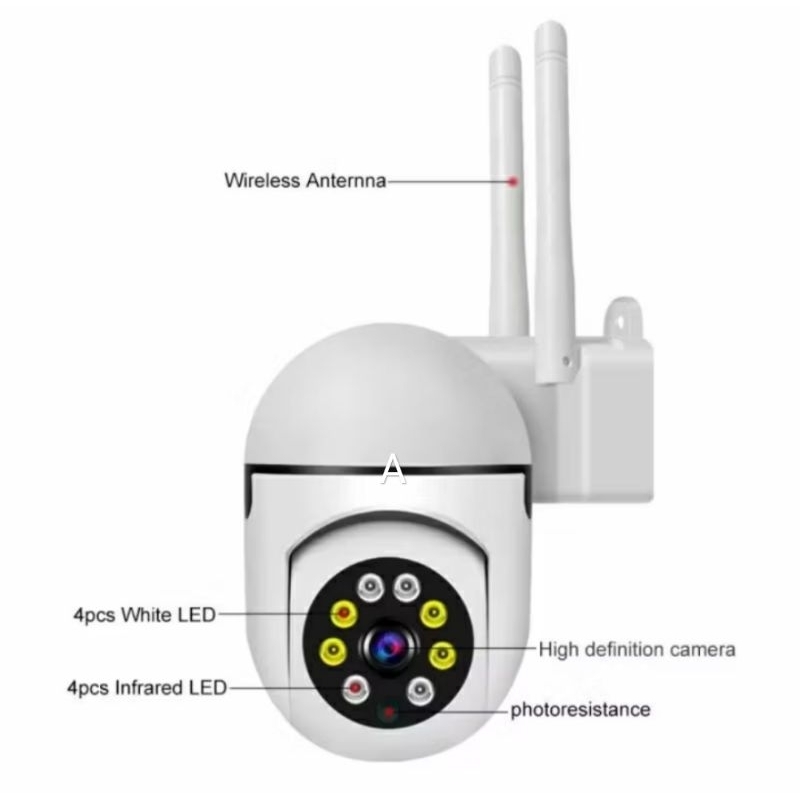 V380 Mmp CCTV PTZ Outdoor CCTV Human Tracking HD Night Vision Wireless ...
