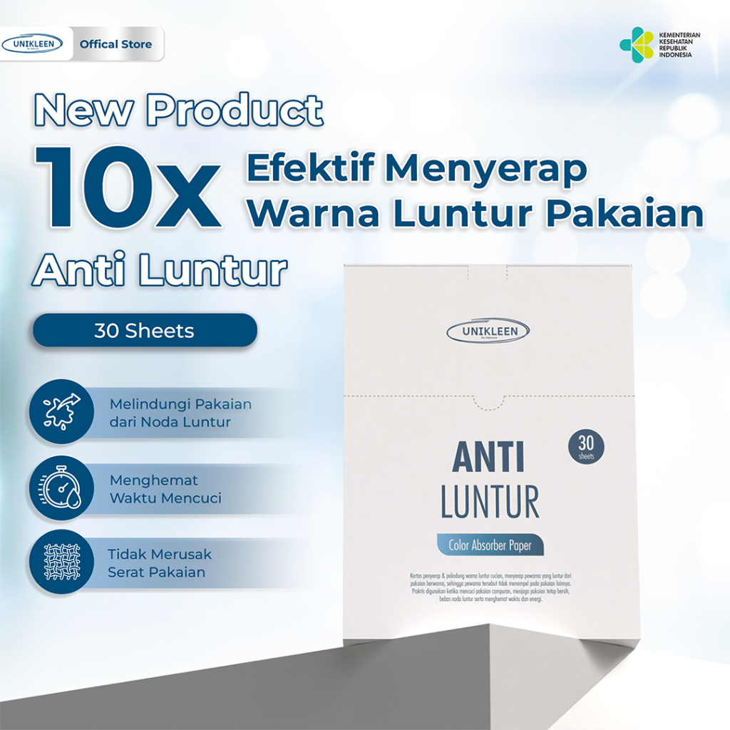 Unikleen anti-fade clothing color absorbent paper color catcher ...