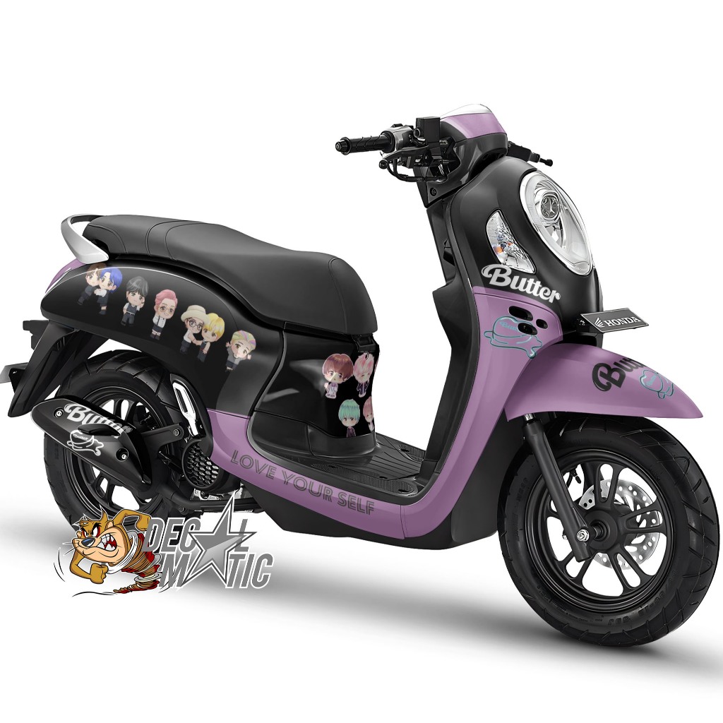 Full body sticker Decal and Dashboard Scoopy FI NEW Prestige Sporty ...