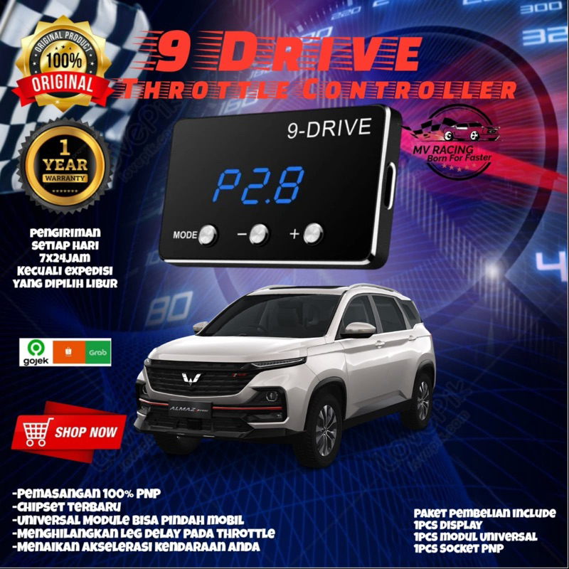 Original 9 Drive Throttle Controller Universal module WULING ALMAZ ...