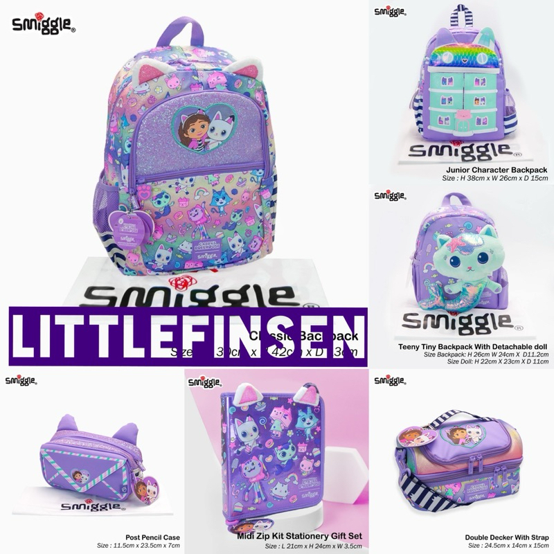 Smiggle baby doll house/elementary school children's backpack smiggle ...