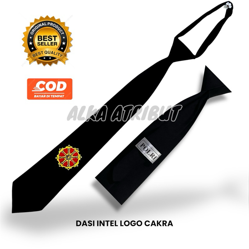 Polri INTEL TIE INTEL POLKI WHEEL EMBROIDERED LOGO INTEL POLKI POLWAN ...