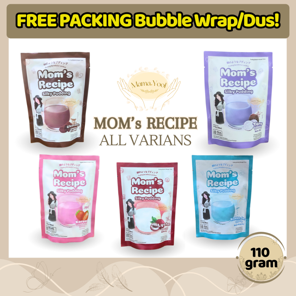 Mom's Recipe Silky Pudding Pouch 110 gr / Pudding Moms Recipe Chocolate ...