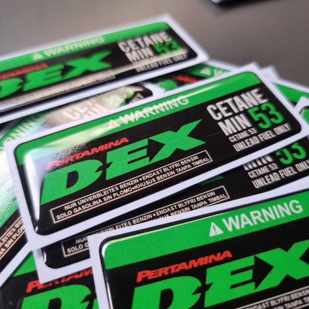 PERTAMINA PERTAMAX DEX SOLAR RAISED STICKER | Shopee Philippines