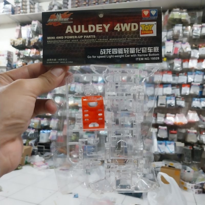 Auldey MINI 4WD POWER UP PARTS / CHASSIS AULDEY GFS CLEAR | Shopee ...