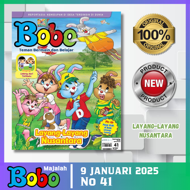 Latest Anak Bobo Magazine Collection January 2025 Edition | Shopee ...