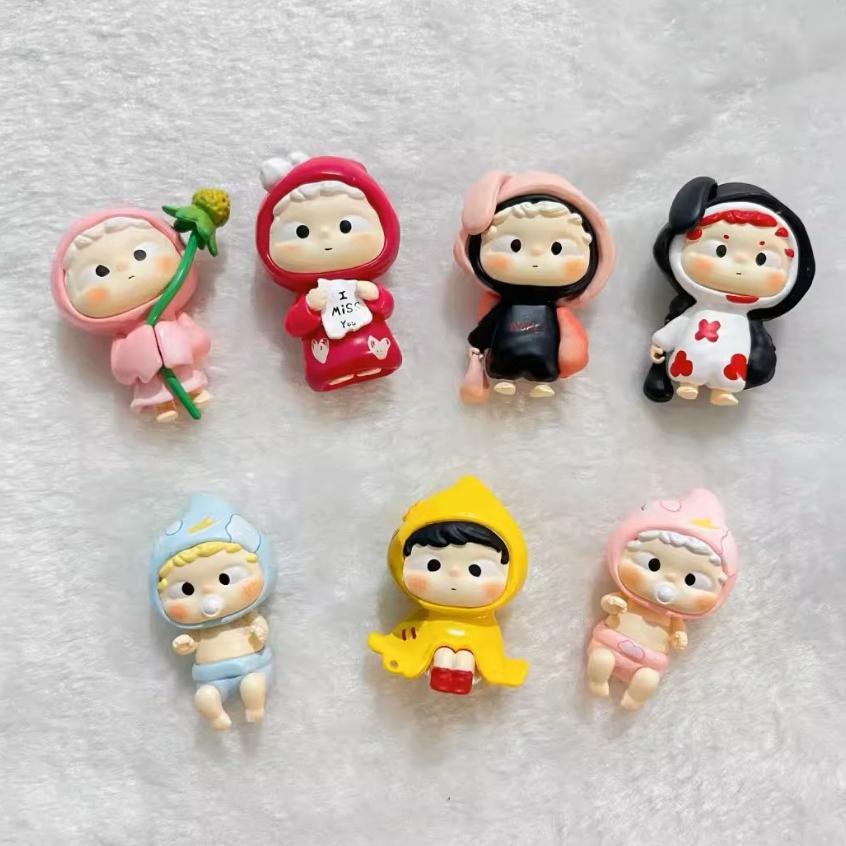 Blind Box Figure Miniature Decoration Figure Set Pop Mart Dimo Weaving ...