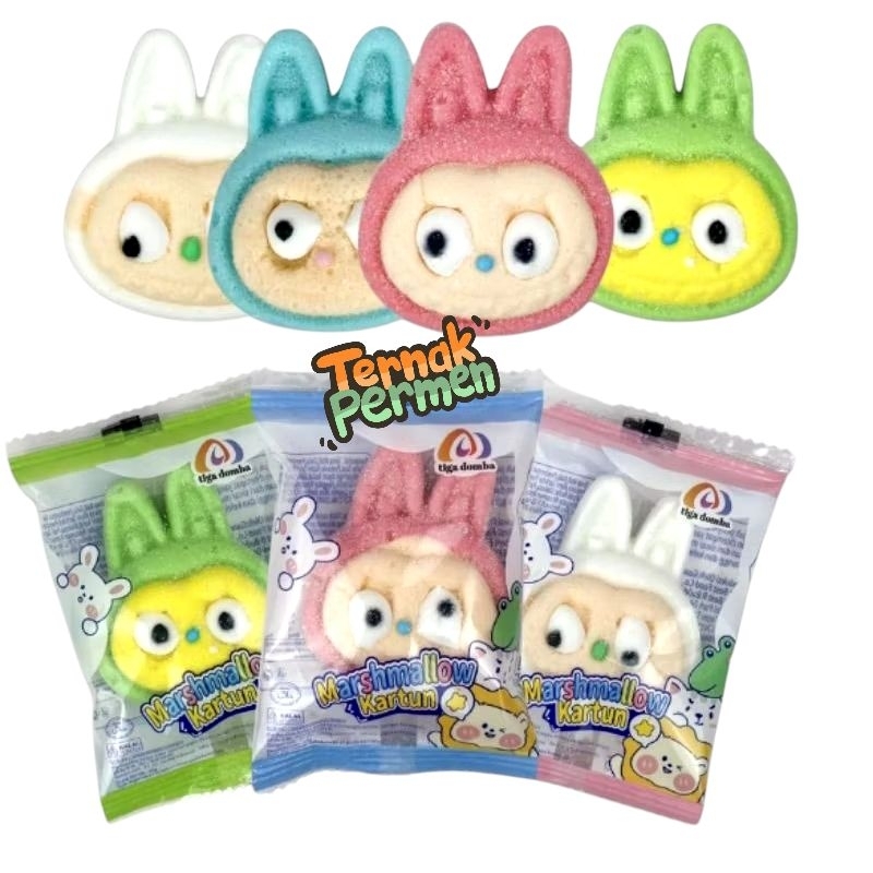 MARSHMELLOW LABUBU MIX CARTOON THREE SHEEP CONTENTS 30 PCS | Shopee ...