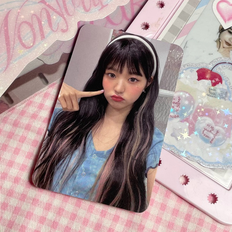 Wonyoung photocard bangs tuspi izone official | Shopee Philippines