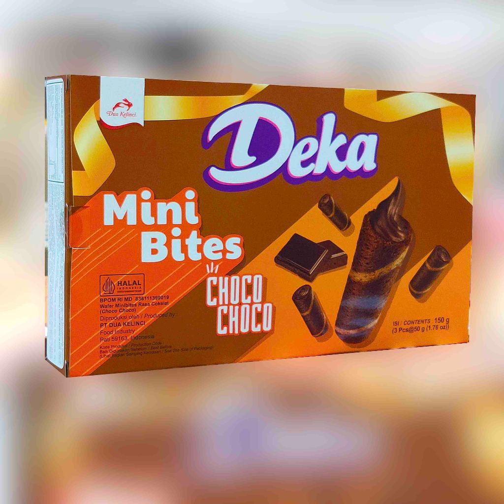 DEKA Wafer Roll Mini Bites Choco Gift Box 150gr Eid Hamper Package 2025 ...