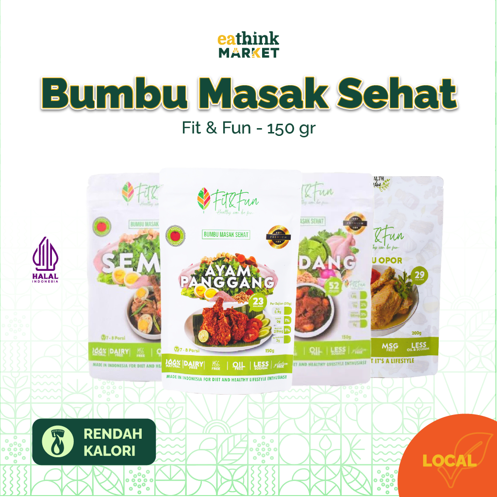 Healthy Instant Cooking Seasoning Without MSG - Fit & Fun 150 g ...