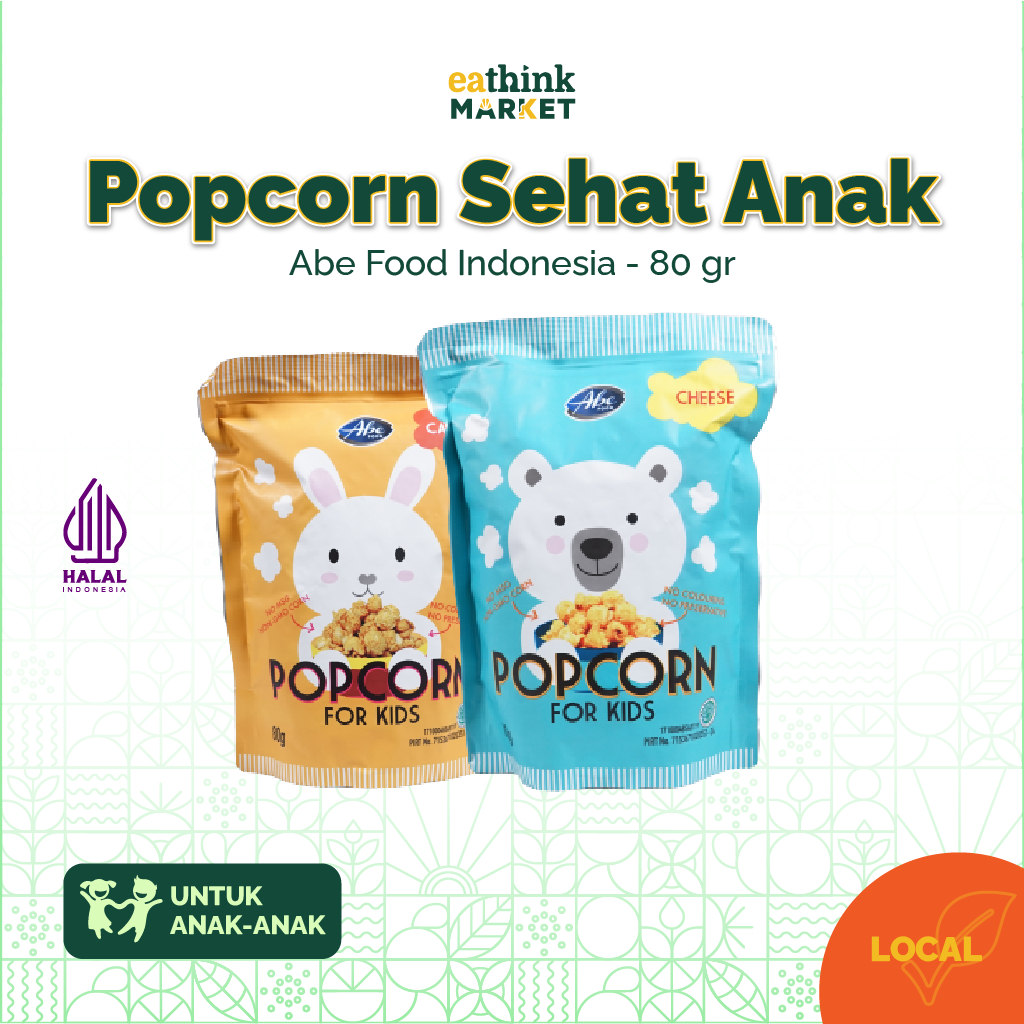 Popcorn Snack Healthy Snack for Kids Without MSG - Abe Food Indonesia ...