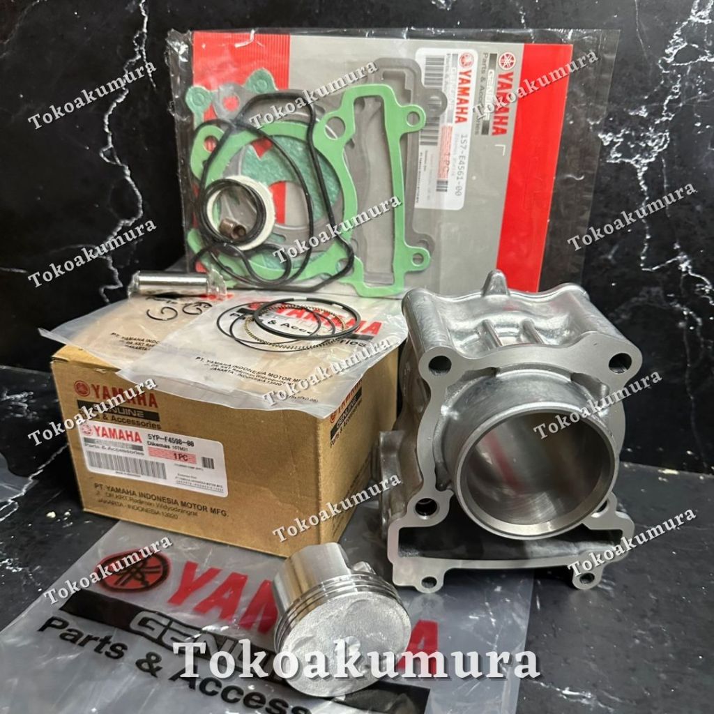 BLOCK SEHER COMPLETE SET PISTON AND YAMAHA TOPSET (135 CC) JUPITER MX ...